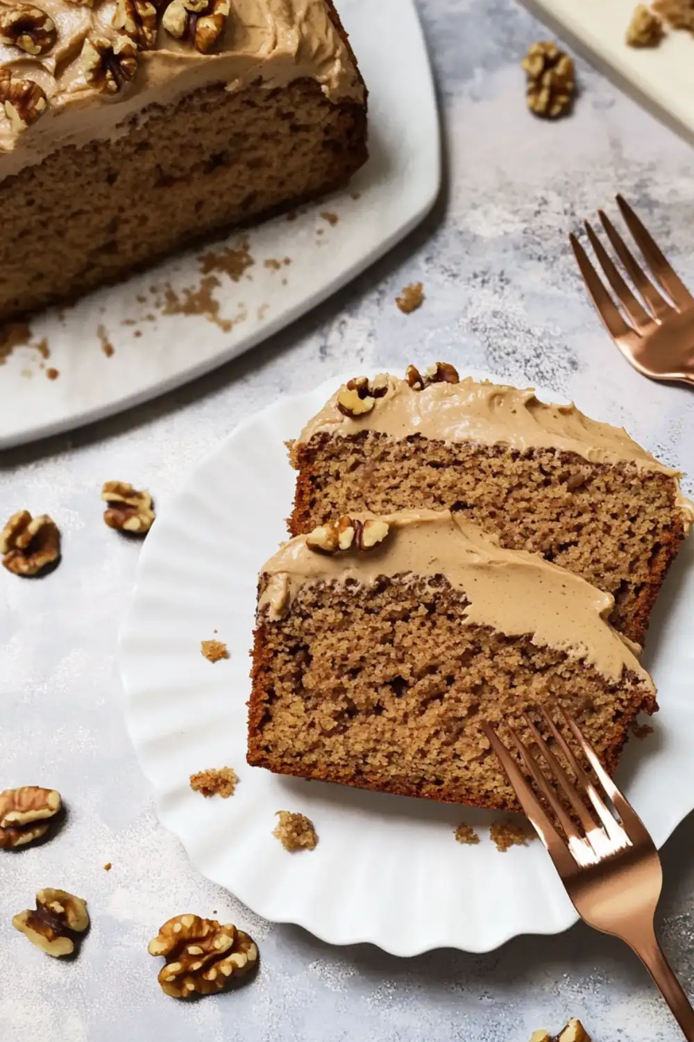 Delia Smith Coffee and Walnut Cake Recipe