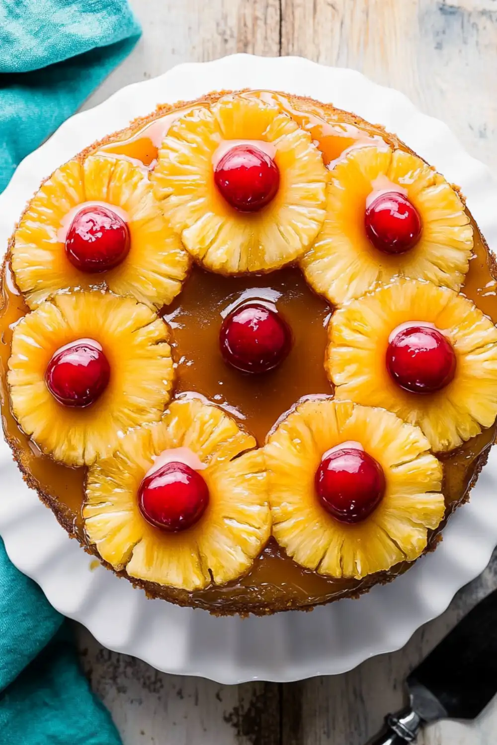 James Martin Pineapple Upside Down Cake - British Chef Recipes