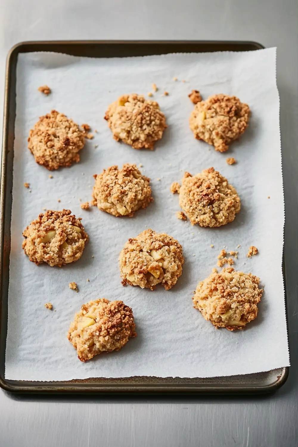 Jamie Oliver 5 Ingredients Apple Crumble Cookies - British Chef Recipes