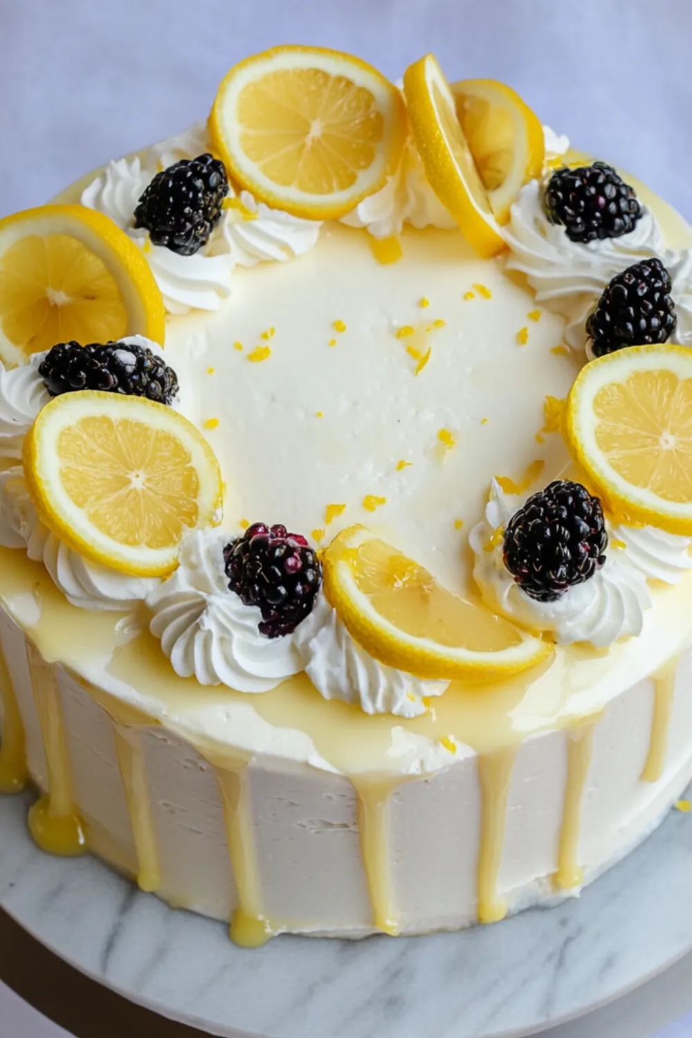 Jamie Oliver Lemon Elderflower Cake