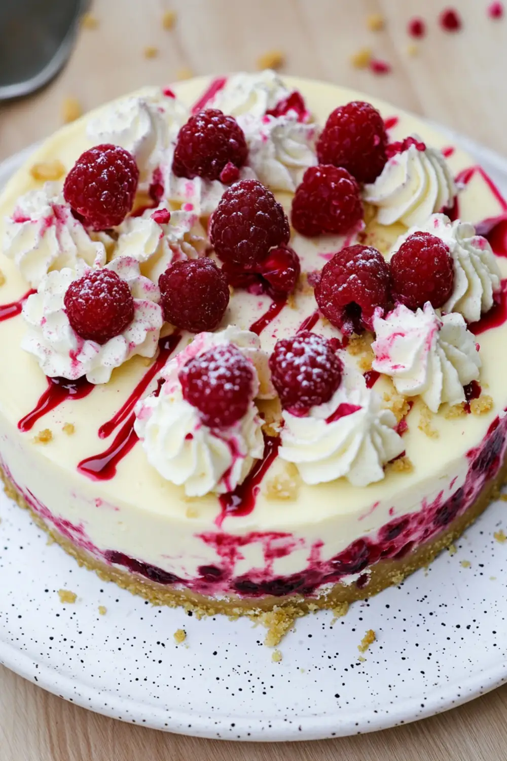 Nigella White Chocolate And Raspberry Cheesecake Recipe - British Chef Recipes