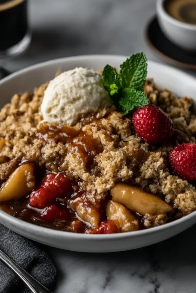 Mary Berry Apple And Raspberry Crumble Recipe