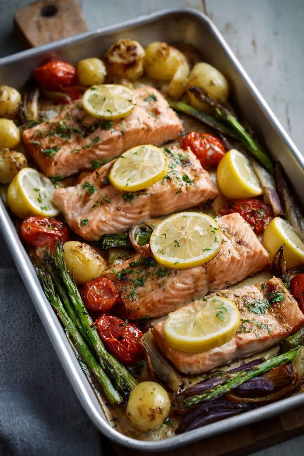 Hairy Bikers Salmon Tray Bake Recipe