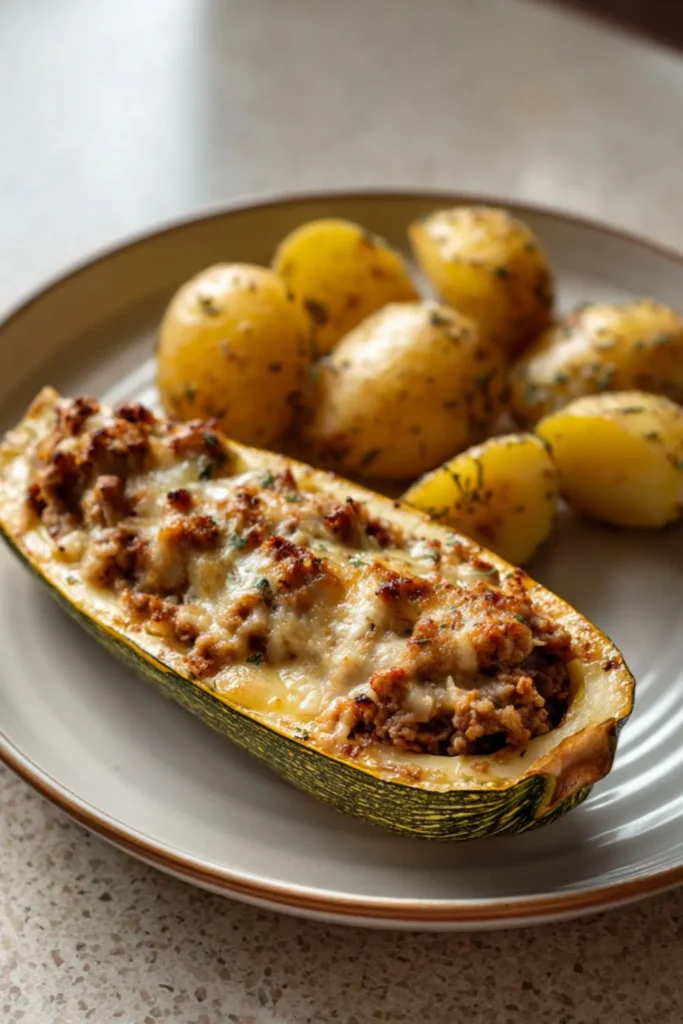 Hairy Bikers Stuffed Marrow Recipe