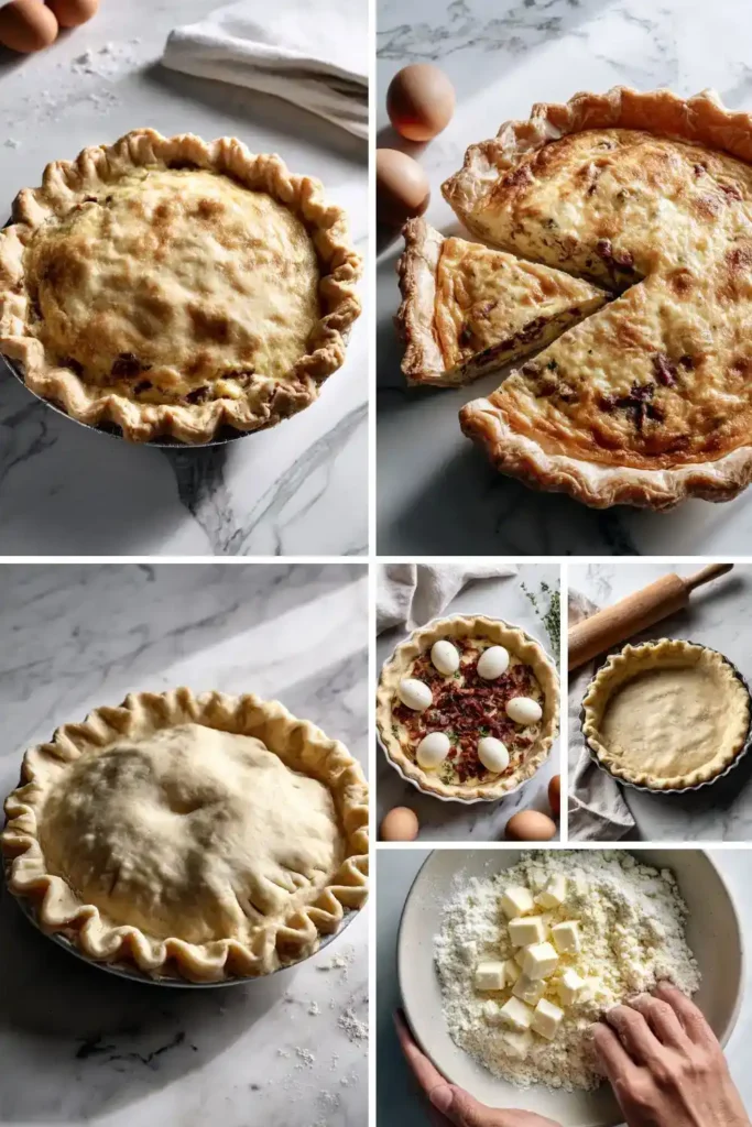 Hairy Bikers Egg And Bacon Pie Recipe
