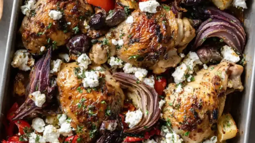 Hairy Bikers Mediterranean Chicken Tray Bake Recipe