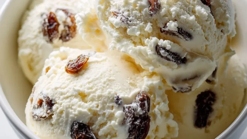 Mary Berry Rum and Raisin Ice Cream Recipe