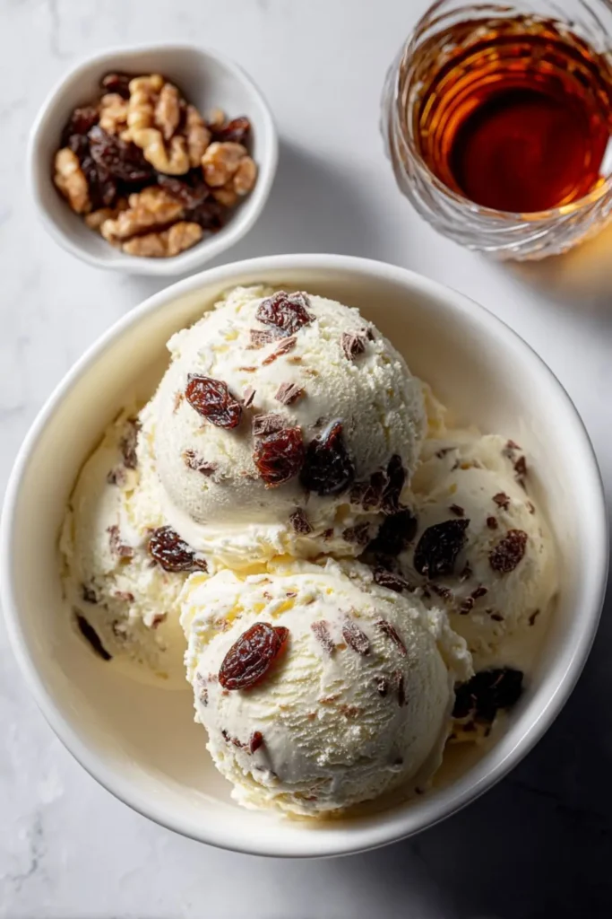 Mary Berry Rum and Raisin Ice Cream Recipe